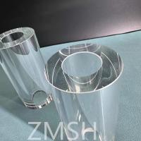China Sapphire Tube OD50mm ID25.4mm Lenght 100mm  AL2O3 C-Axis KY Method  Mohs 9.0 Customization for sale