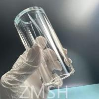 China Sapphire Tube OD50mm ID25.4mm Lenght 100mm  AL2O3 C-Axis KY Method  Mohs 9.0 Customization for sale