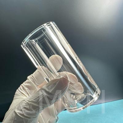 China Sapphire Tube  99.999%  AL2O3 Polished High Hardness Ion Source Customization EFG KY for sale