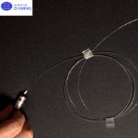China Sapphire Optical Fiber Dia 25-500um Fiber Orientation C-axis  Transmittance >80% High Radiation Resistance for sale