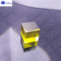China Lemon Yellow Sapphire Gemstone Sythetic Lemon Yellow Raw Material For Jewelry Making Mohs Hardness Of 9 for sale