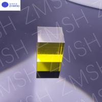 China Lemon Yellow Sapphire Gemstone Sythetic Lemon Yellow Raw Material For Jewelry Making Mohs Hardness Of 9 for sale