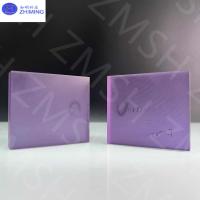 China Violet Purple Sapphrie Raw Gemstone Synthetic Sapphire Gemstone Man-Made Colored Sapphire for sale