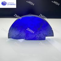 China Moissanite Raw Gem Stone Royal Blue Synthetic SiC Monocrystal Mohs Hardness 9.25 Raw Materials For Jewelry for sale