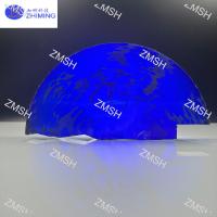 China Moissanite Raw Gem Stone Royal Blue Synthetic SiC Monocrystal Mohs Hardness 9.25 Raw Materials For Jewelry for sale