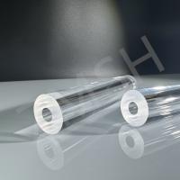 China Polished Transparent Sapphire Tube KY Method Customized Size Al2o3 Single Crystal Sapphire Drive Pipe for sale