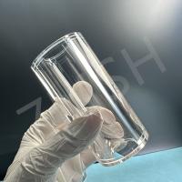 China Polished Transparent Sapphire Tube KY Method Customized Size Al2o3 Single Crystal Sapphire Drive Pipe for sale