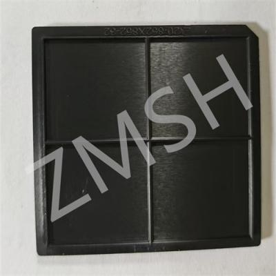 China 4inch 6inch 8inch Polypropylene Multi Wafer Box Silicon Carrier Container Box Dark Color for sale