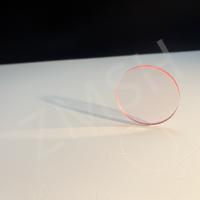 China Ti3+ Red Sapphire Laser Al2O3 Single Crystal Optical Windows Customized Safety Package for sale