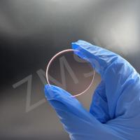 China Ti3+ Red Sapphire Laser Al2O3 Single Crystal Optical Windows Customized Safety Package for sale