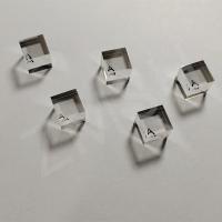 China 10x10x10mmt Transparent SiC Optical Lens 4H-SEMI Hardness 9.0 Customzied Shape for sale