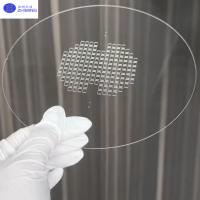 China TGV Glass Substrate Through-hole Coating Semiconductor Packaging JGS1 JGS2 for sale