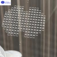China TGV Glass Substrate Through-hole Coating Semiconductor Packaging JGS1 JGS2 for sale