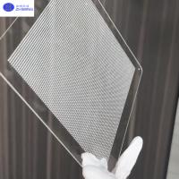 China TGV Glass Substrate Through-hole Coating Semiconductor Packaging JGS1 JGS2 for sale