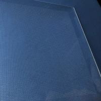 China TGV Glass Substrate Through-hole Coating Semiconductor Packaging JGS1 JGS2 for sale