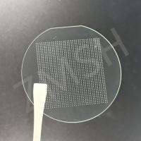 China TGV Glass Substrate Micro-holes Drilled High-performance Ultra-thin Transparent for sale