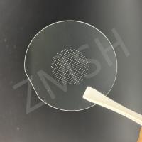 China TGV Glass Substrate Micro-holes Drilled High-performance Ultra-thin Transparent for sale