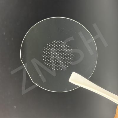 China TGV Glass Substrate Micro-holes Drilled High-performance Ultra-thin Transparent for sale