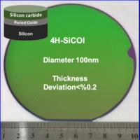 China SiC-on-Insulator SiCOI Substrates High Thermal Conductivity Wide Bandgap for sale