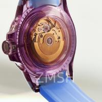 China Lab-Grown Gray-Violet Sapphire Watch Case Customize Luxury Scratch Resistant for sale
