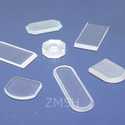 China Custom Irregular-Shaped Quartz Optical Windows Precision Fused Silica Viewports for sale