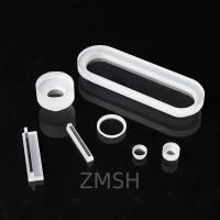 China Quartz Glass Windows CNC Machined Irregular Fused Silica Plates For Optical And Laser Systems for sale