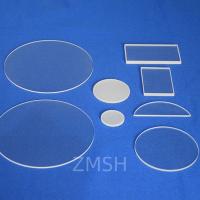China Quartz Glass Windows CNC Machined Irregular Fused Silica Plates For Optical And Laser Systems for sale