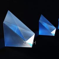 China Fused Quartz Optical Prisms UV / VIS Transmission Custom Angles for sale