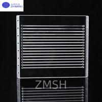China UV / IR Grade Quartz Through Hole Plates Custom Cut High Temperature Chemical for sale