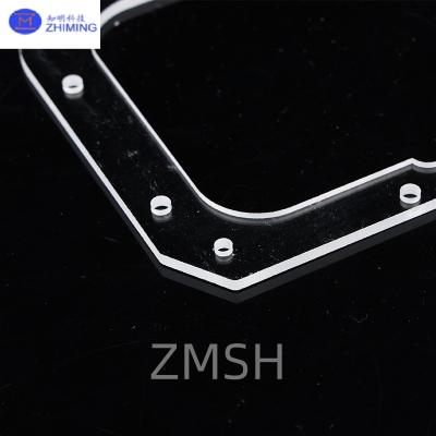 China UV / IR Grade Quartz Through Hole Plates Custom Cut High Temperature Chemical for sale