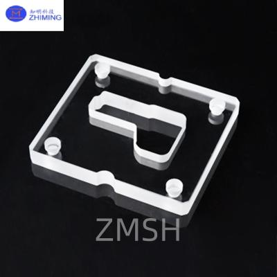 China Custom Shaped Fused Quartz Plates With Through Holes Optical for sale