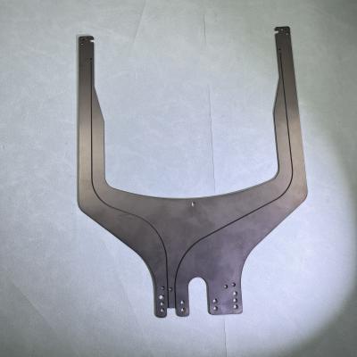 China SiC Ceramic Fork Custom Made Precision Structural Component Handle Wafers Optical Component for sale
