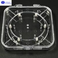 China Adjustable Wafer Box Transparent PC Wafer Carrier for Semiconductor Protection for sale