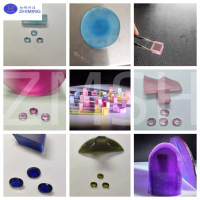 China Colored Synthetic Gemstones Widely Used for Decorations and Optical for sale