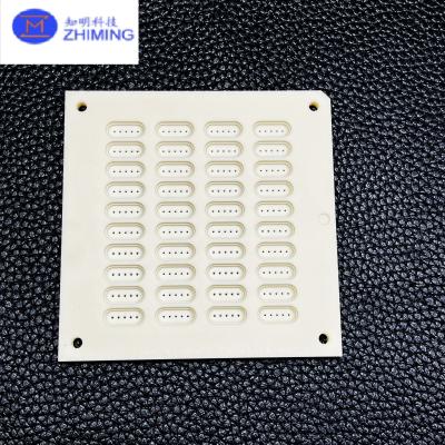 China Alumina Ceramic Custom Component High Precision Multi-Hole Plate for sale