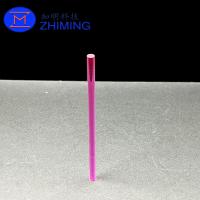 China Synthetic Ruby Laser Rods (Cr:Al₂O₃) for Laser Equipment Length up to 200 mm for sale