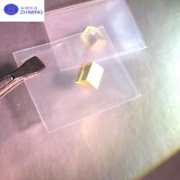 China TiO₂ Single Crystal Prism with 3-Side Polished Surfaces and <001>/<110> Orientation for Optical Research for sale