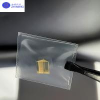 China TiO₂ Single Crystal Prism with 3-Side Polished Surfaces and <001>/<110> Orientation for Optical Research for sale