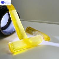 China Flame-Fusion Sapphire Crystal (Lemon Yellow) for sale