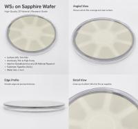 China WS₂ on Sapphire Wafer 2D Semiconductor Tungsten Disulfide Film on Sapphire Substrate for sale