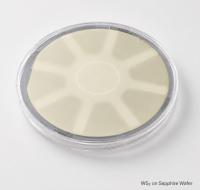 China WS₂ on Sapphire Wafer 2D Semiconductor Tungsten Disulfide Film on Sapphire Substrate for sale