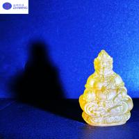 China YAG Crystal Buddha Statue Yttrium Aluminum Garnet gemstone for sale