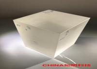 China customized  rough sapphire optical cube blocks for optical spherical cover for sale