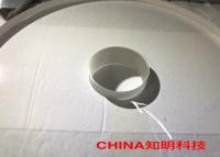 China Aspherical Dome Sapphire Optical Windows Dia150mm With Hole Tolerance ±0.1mm for sale