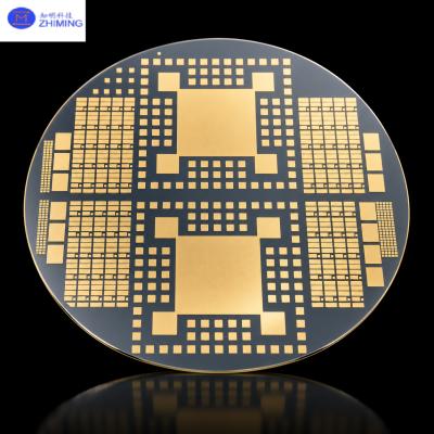China Metallized Sapphire Substrates RF and Microwave Microelectronic Devices for sale