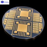 China Metallized Sapphire Substrates RF and Microwave Microelectronic Devices for sale