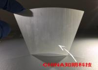 China Fan Shaped Sapphire Material Window Sector Sapphire Glass Optical Grade for sale