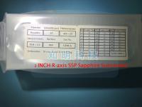 China 2'' Sapphire Substrate 10-12 R - Plane 11-20 A - Plane Thickness 430um for sale