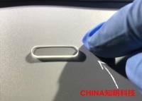 China Prolate Ellipse Shape Sapphire Glass Window , Optical Window Glass for Equiment for sale
