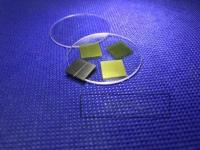 China Customized Size Silicon Carbide Wafer 10x10x0.5mm 4H-N SiC Crystal Chips for sale